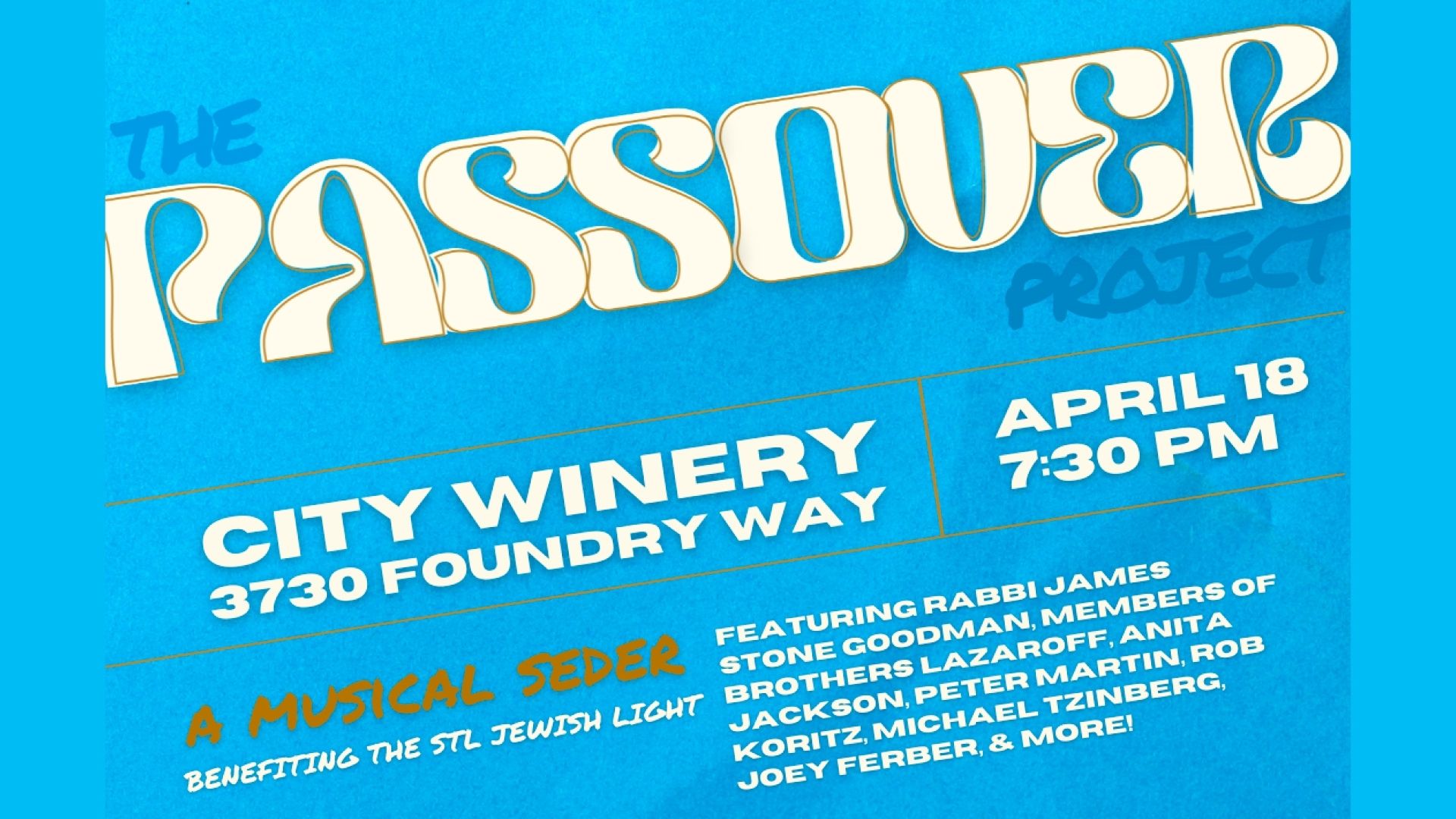 Our new 'Passover Project: A Musical Seder' will unite, celebrate and ...